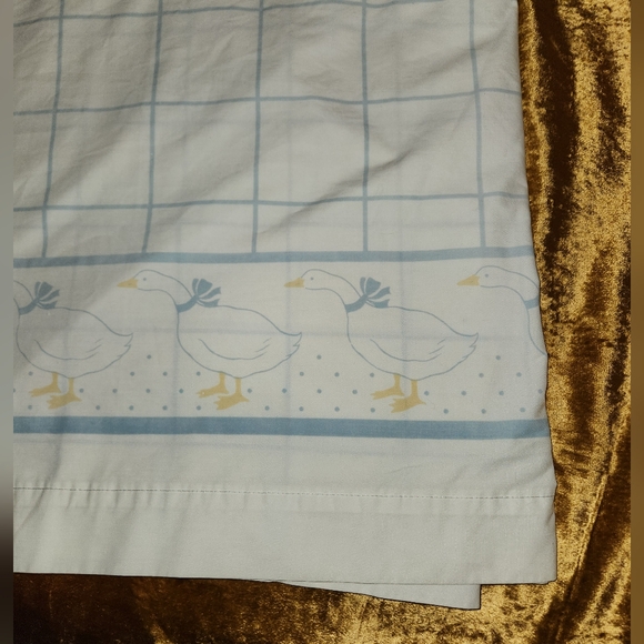 Vintage | Bedding | Vintage 97s Cottage Style Geese Flat Sheet By Canon ...